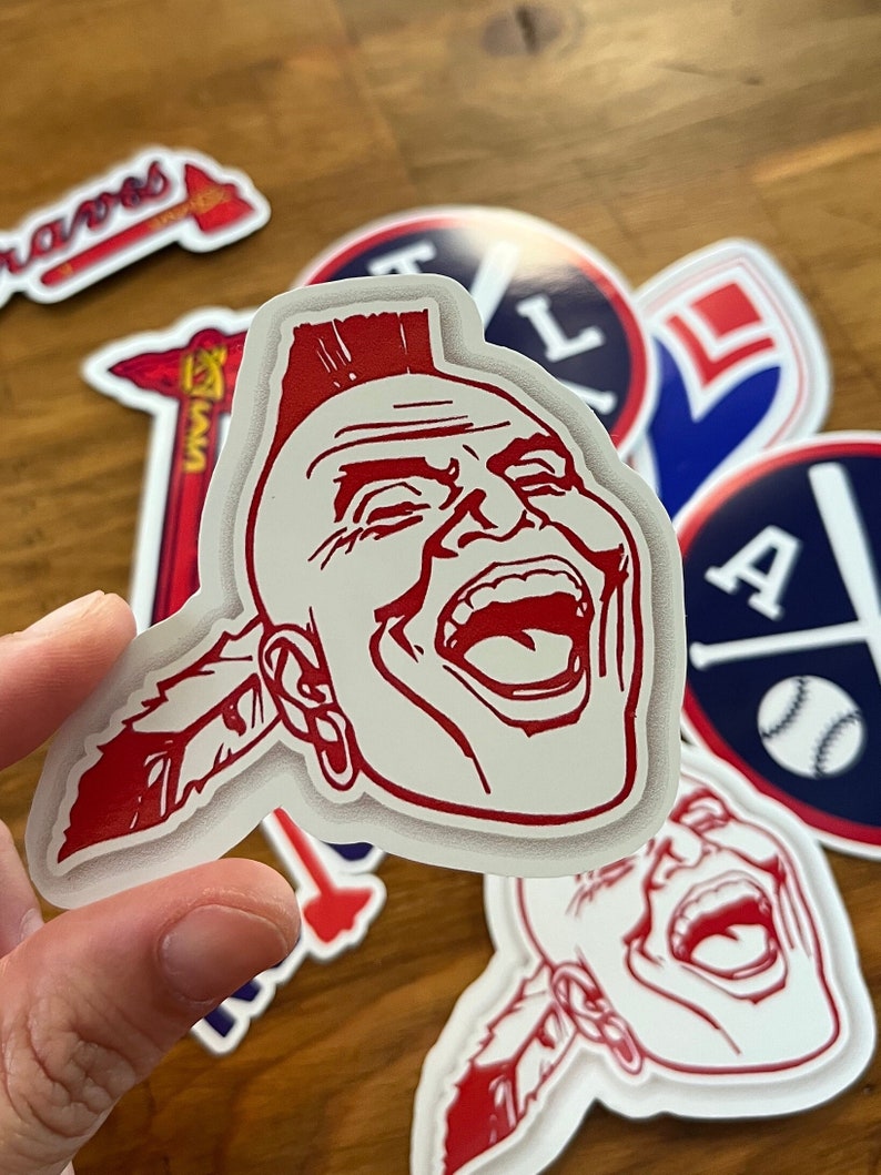 Baseball Braves Decal/sticker - Etsy