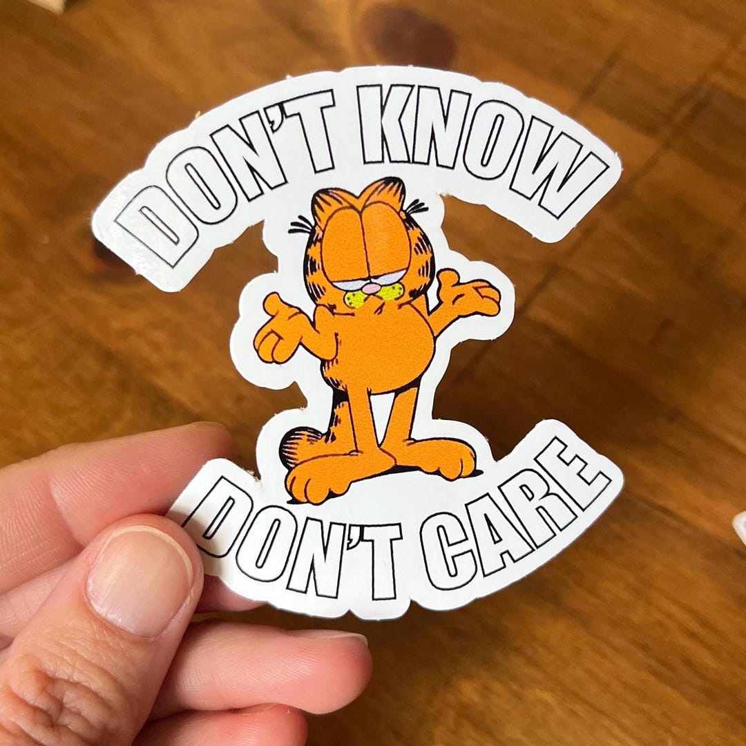 Garfield Decal/sticker - Etsy