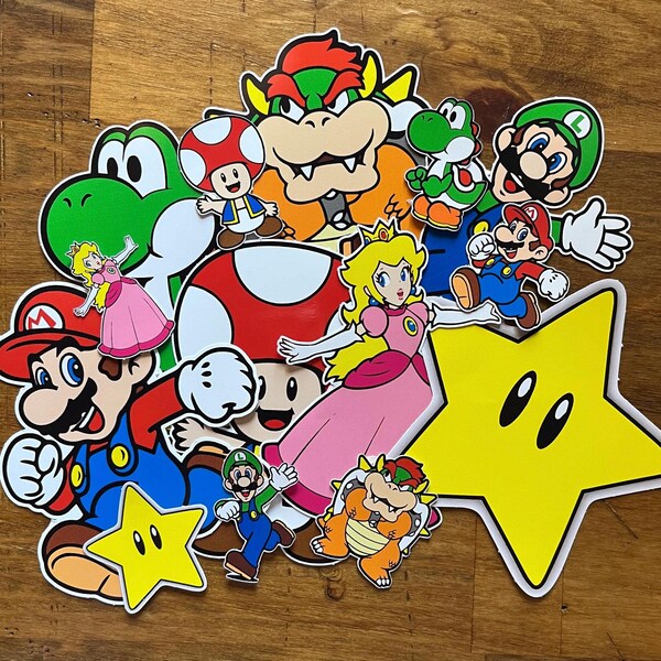 Super Mario Decal - Etsy