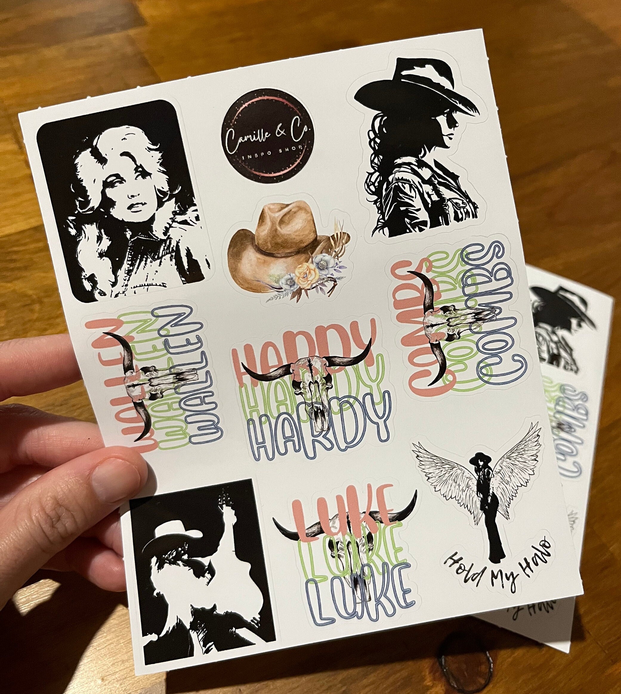Country Stickers Cowgirl Decals - Etsy