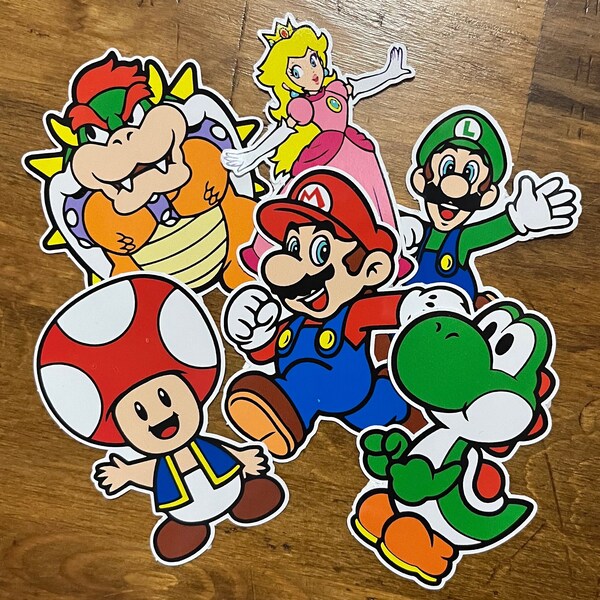 Super Mario Decal - Etsy