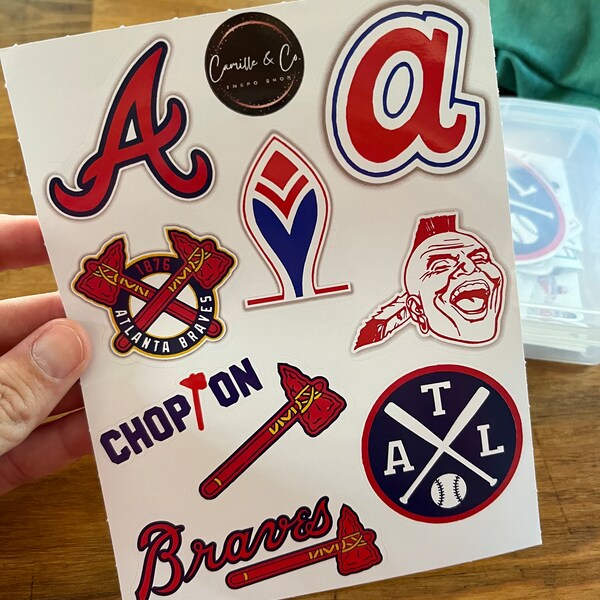 Atlanta Braves Decal - Etsy