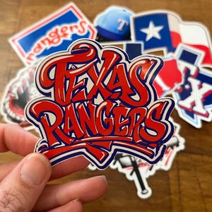 Texas Baseball Rangers Decal/sticker - Etsy