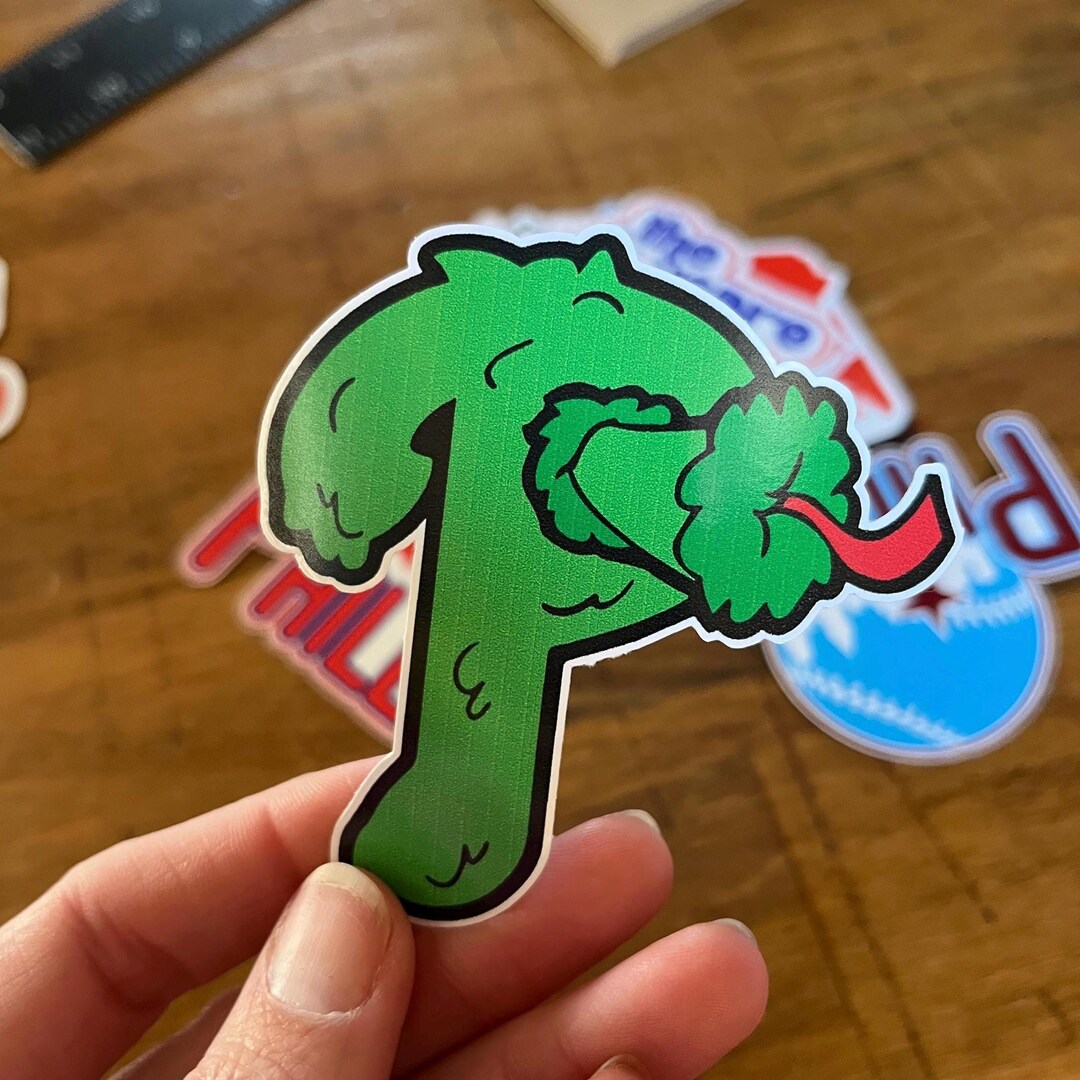 Phillie Phanatic Baseball Decal/sticker - Etsy