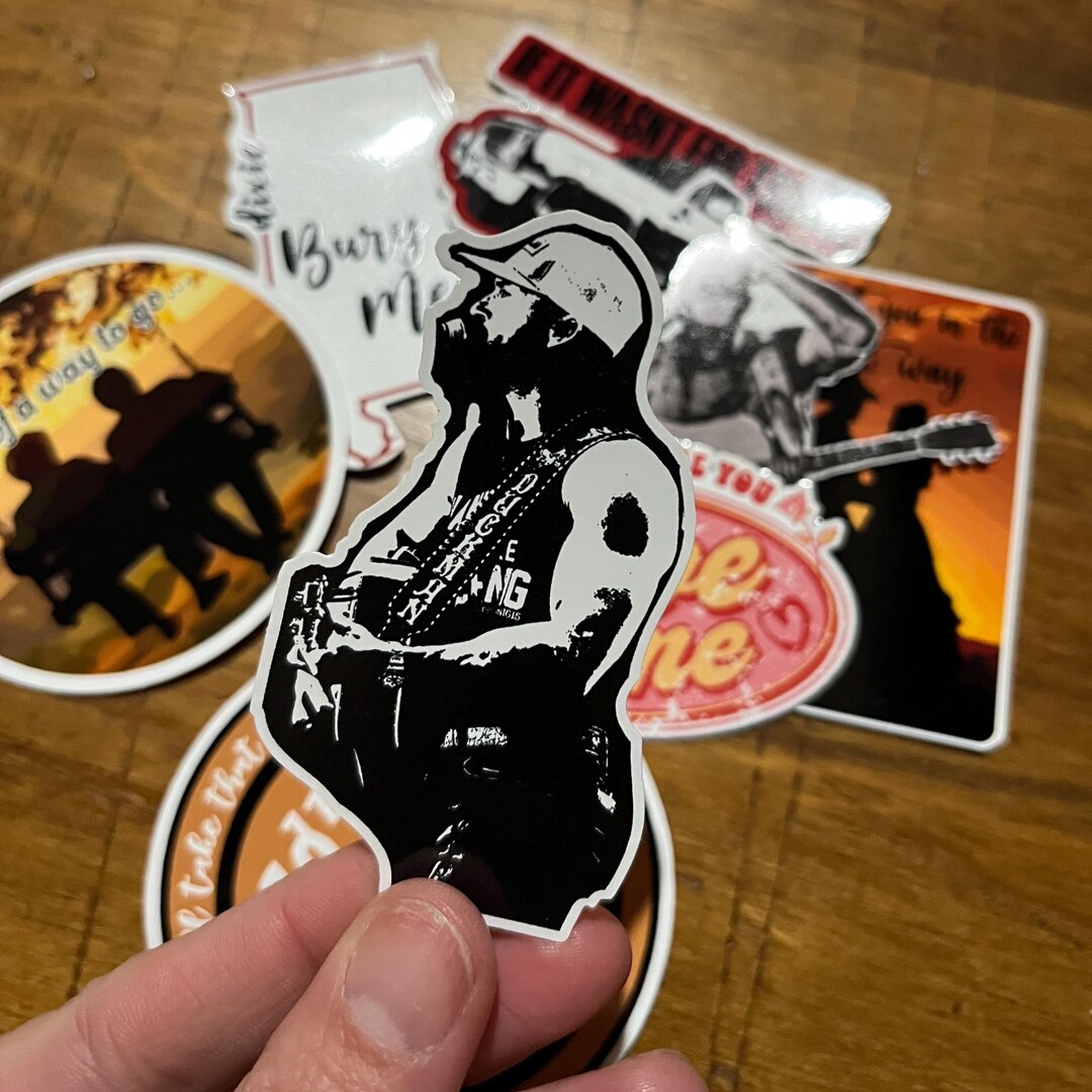 Country Music Sticker Decal Riley G - Etsy