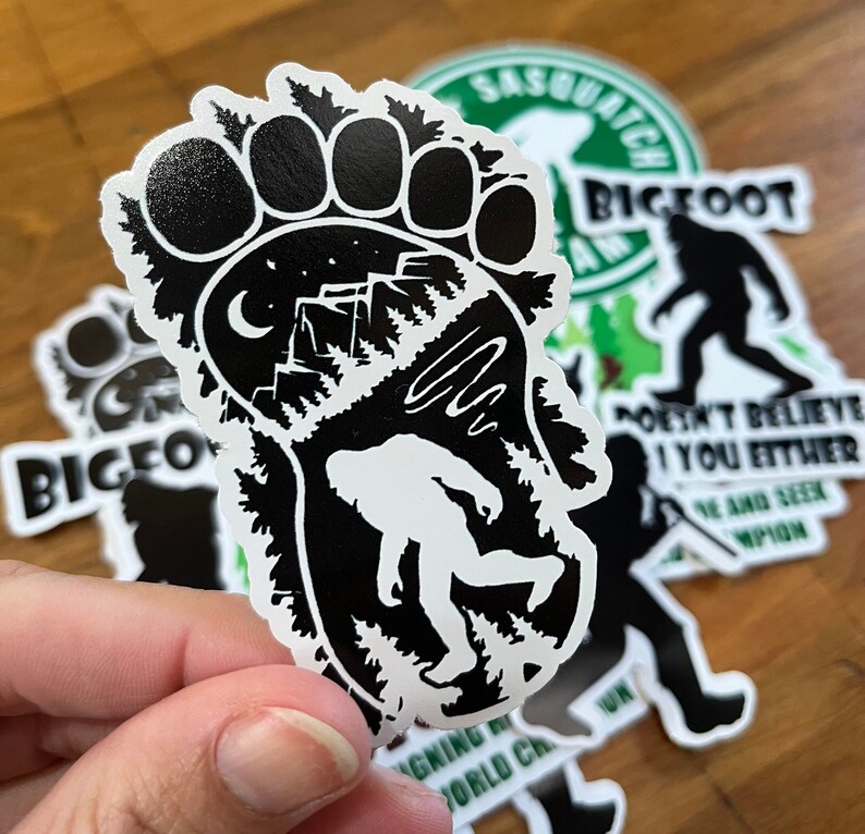 Sasquatch Bigfoot Stickers Decals - Etsy