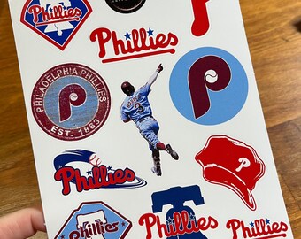 Philadelphia Phillies Sticker Decal Vinyl 12, 17, 20 Cornhole Car ...