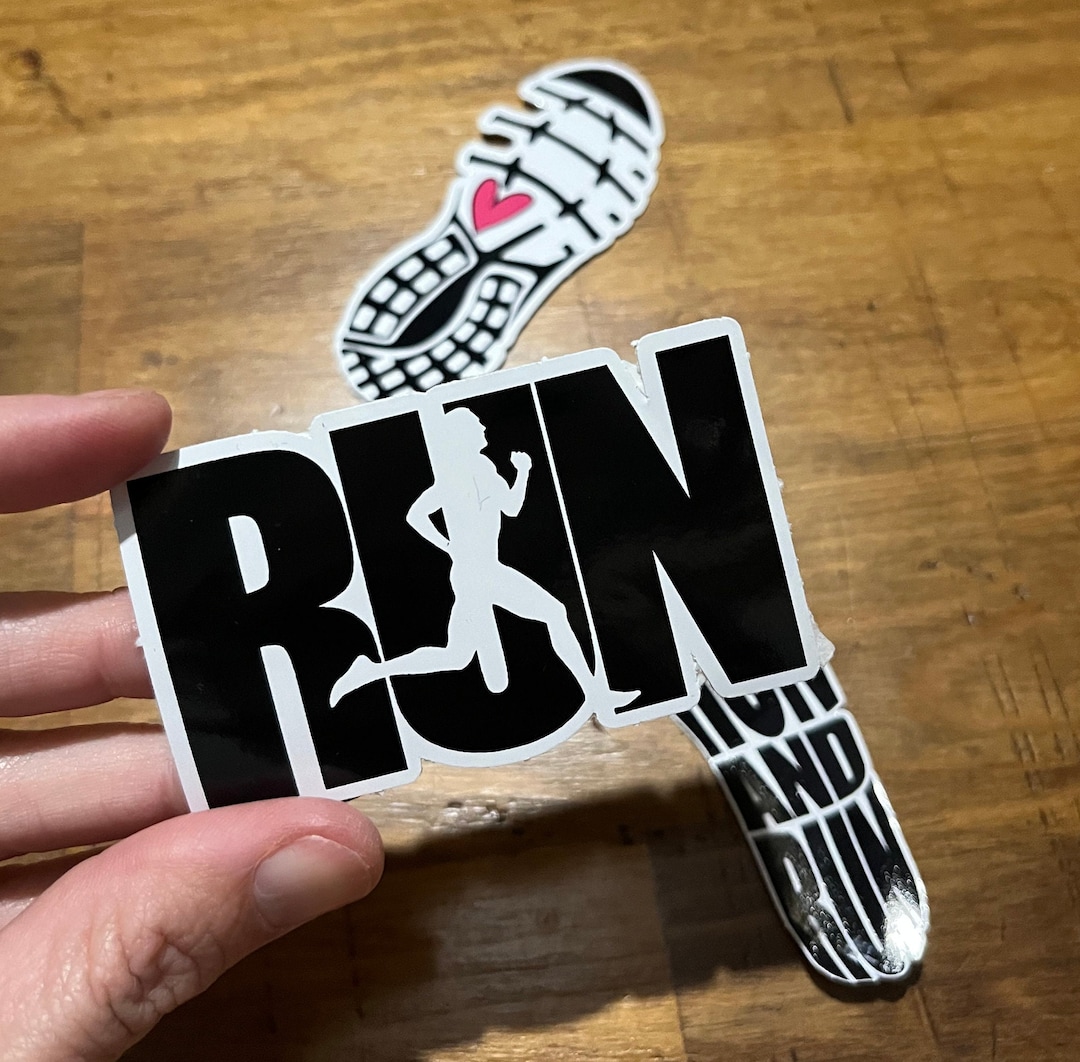RUN Custom Decal/sticker Runners - Etsy