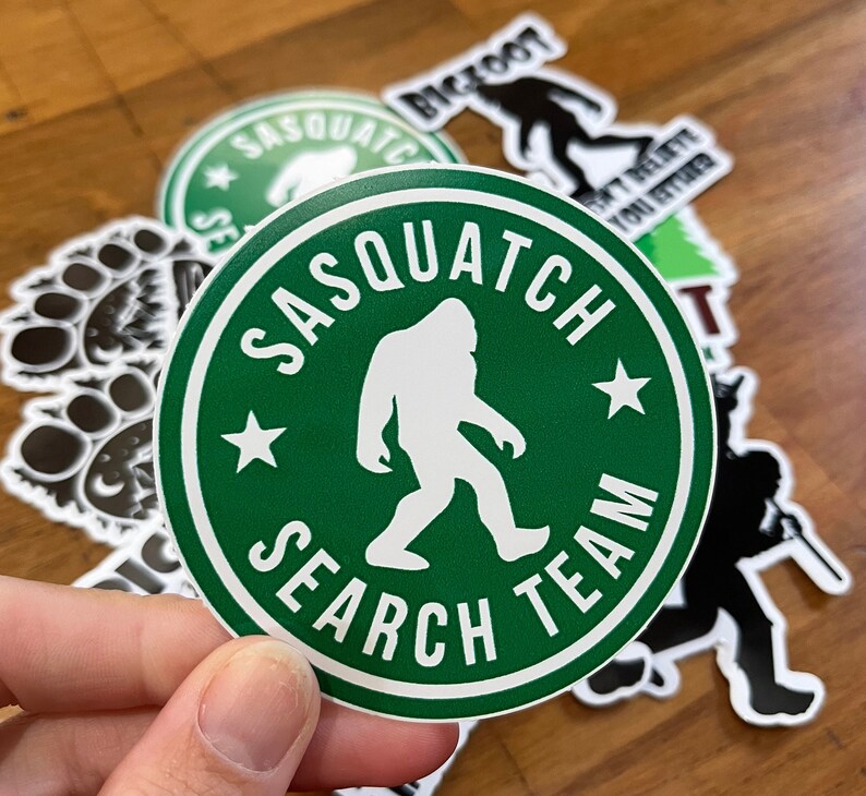 Sasquatch Bigfoot Stickers Decals - Etsy