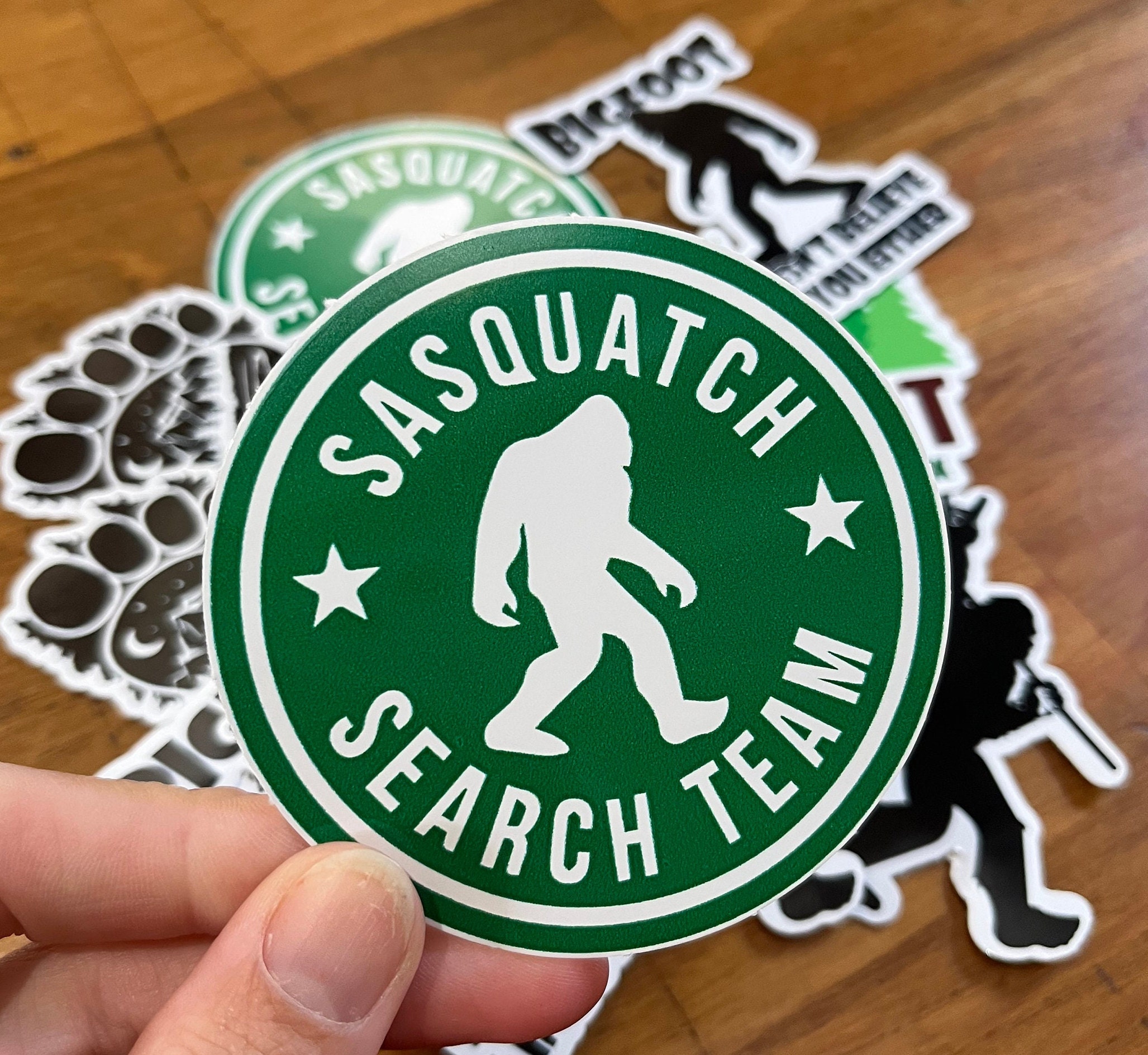 Sasquatch Bigfoot Stickers Decals - Etsy