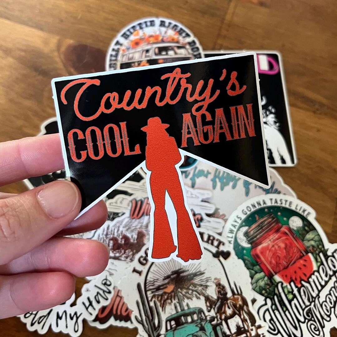 Country’s Cool Again Decal/sticker - Etsy