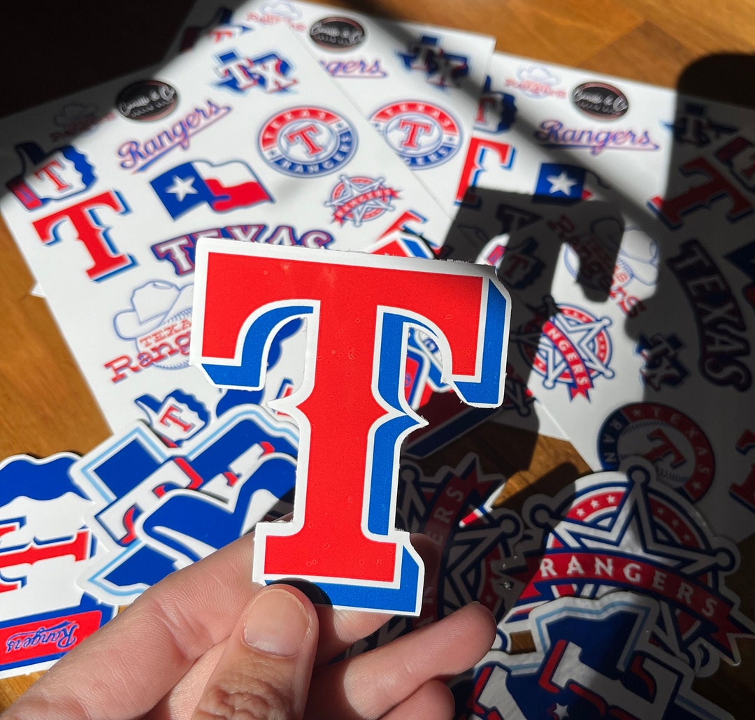 Texas Baseball Rangers Decal/sticker - Etsy