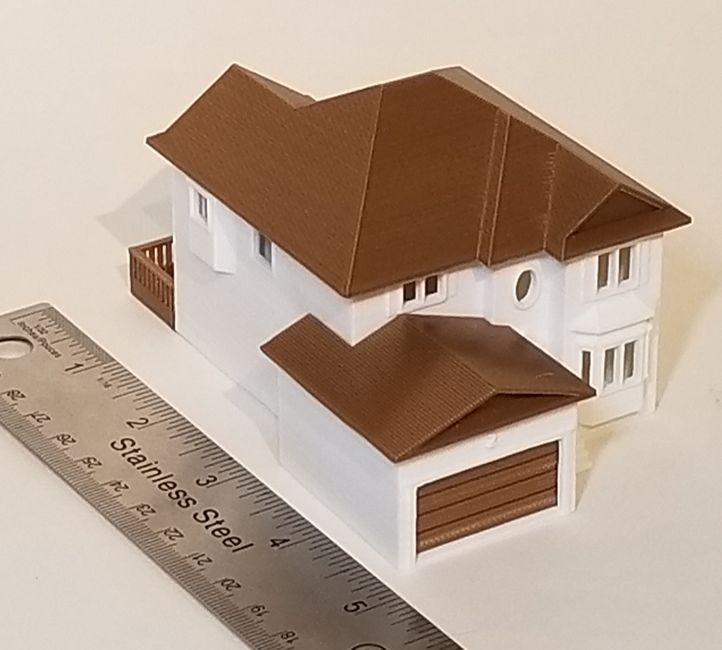 N Scale Suburban Home 1 Model Building Kit 3D Printed in | Etsy Canada