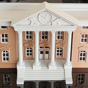 N Scale Clock Tower - Back to the Future - Model Building Kit - 3D ...