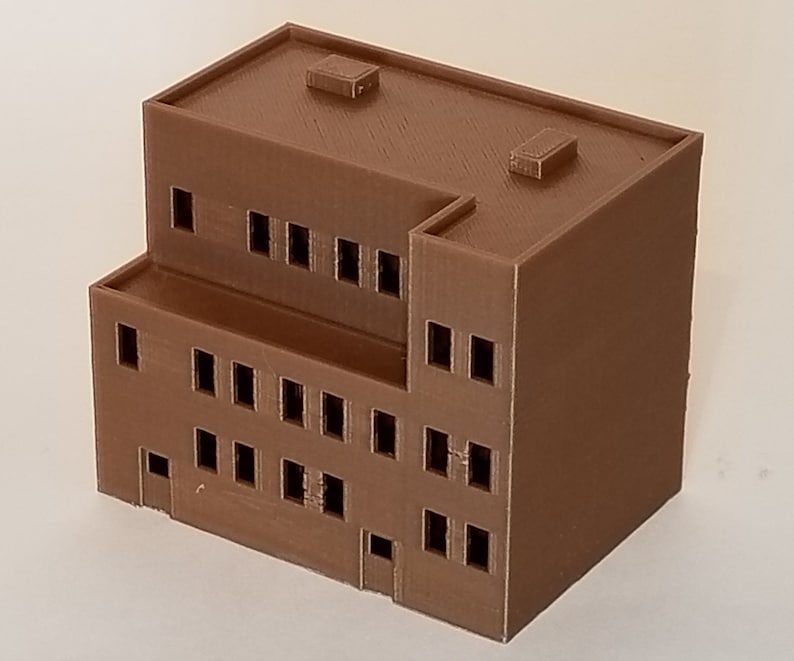 N Scale Building 4 set Model Building Kit 3D Printed in | Etsy