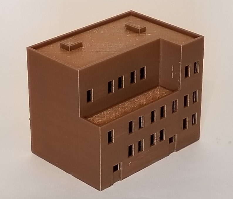 N Scale Building 4 set Model Building Kit 3D Printed in | Etsy
