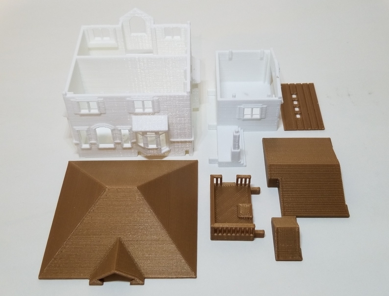 N Scale Suburban Home 2 Model Building Kit 3D Printed in | Etsy