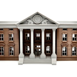 N Scale Clock Tower - Back to the Future - Model Building Kit - 3D ...