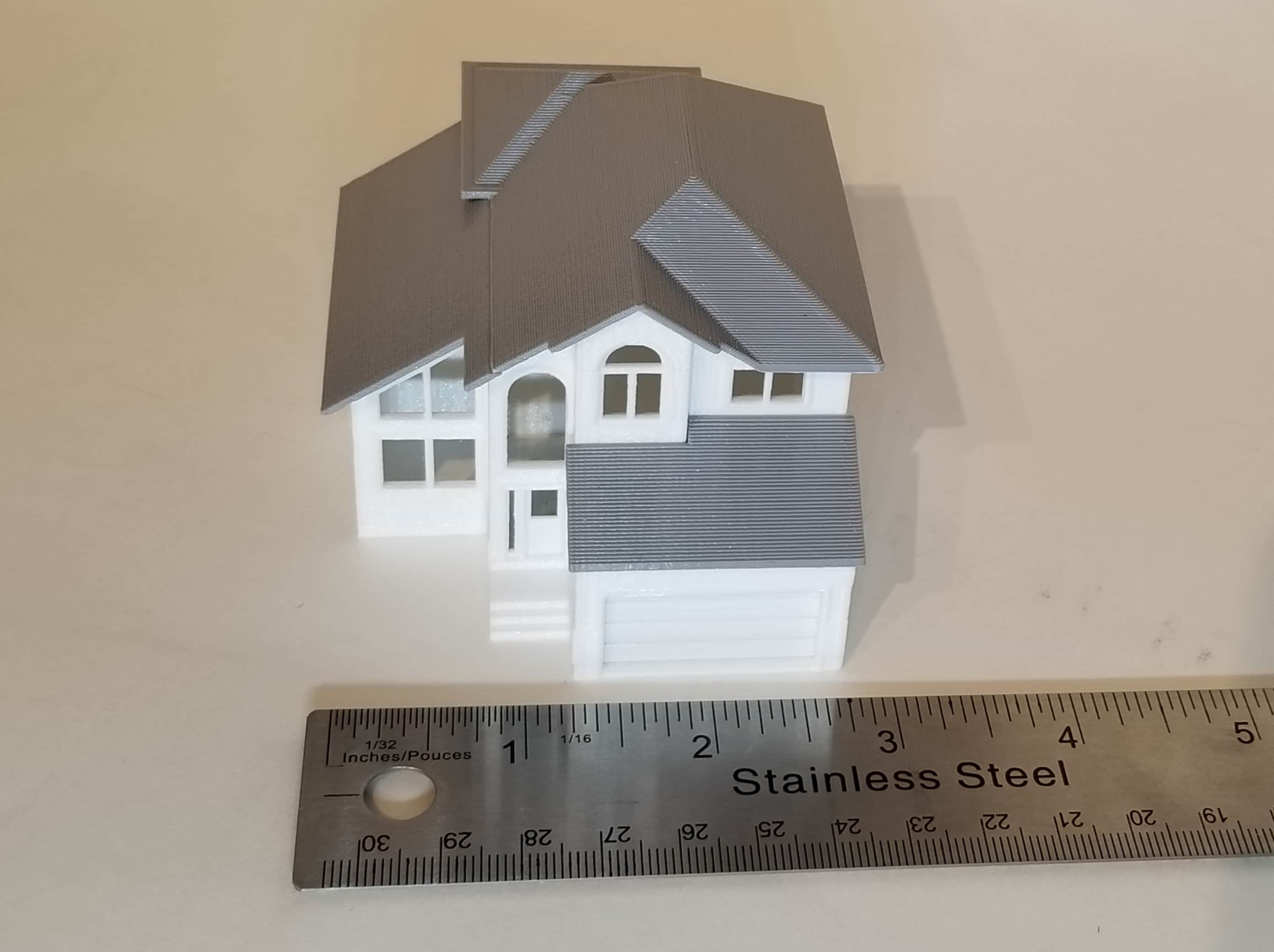 N Scale Suburban Home 3 Model Building Kit 3D Printed in - Etsy