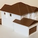 N Scale Suburban Home #1 - Model Building Kit - 3D Printed in PLA ...