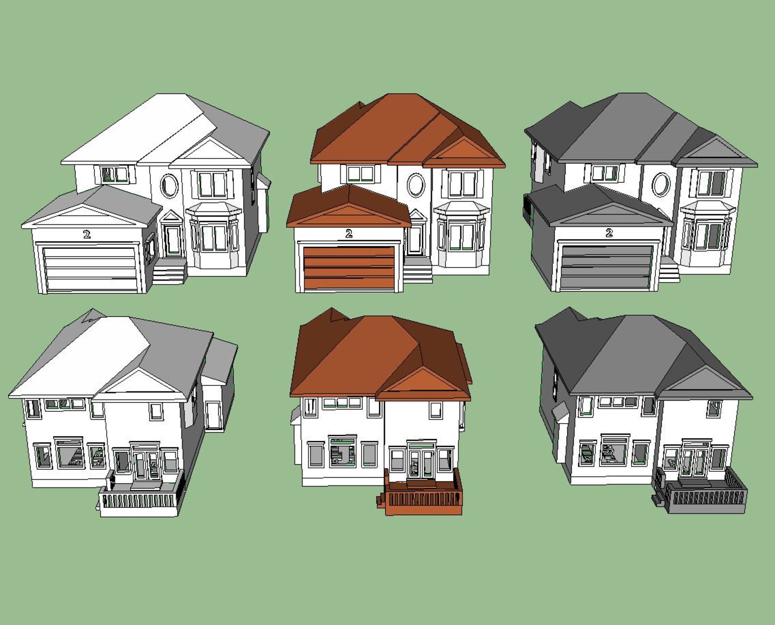 N Scale Suburban Home 1 Model Building Kit 3D Printed in | Etsy Canada