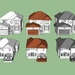 N Scale Suburban Home #1 - Model Building Kit - 3D Printed in PLA ...