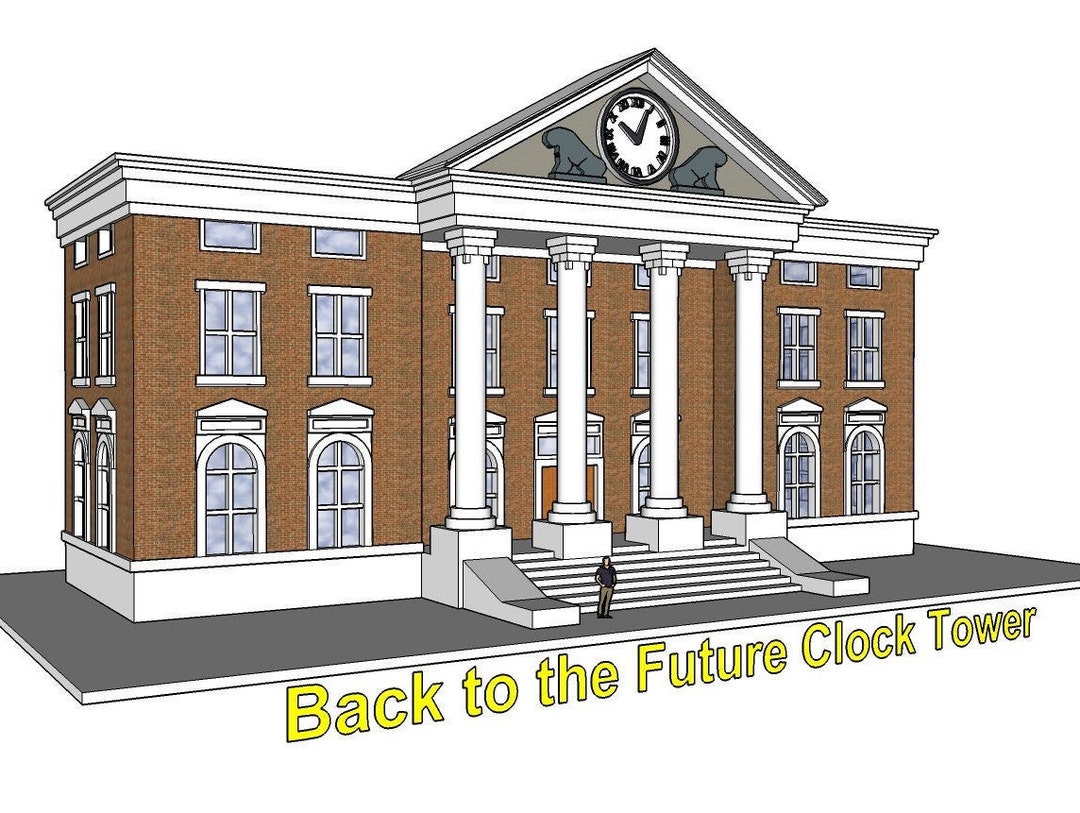 N Scale Clock Tower Back to the Future Model Building Kit - Etsy