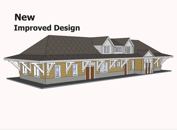 N Scale Station Buildings