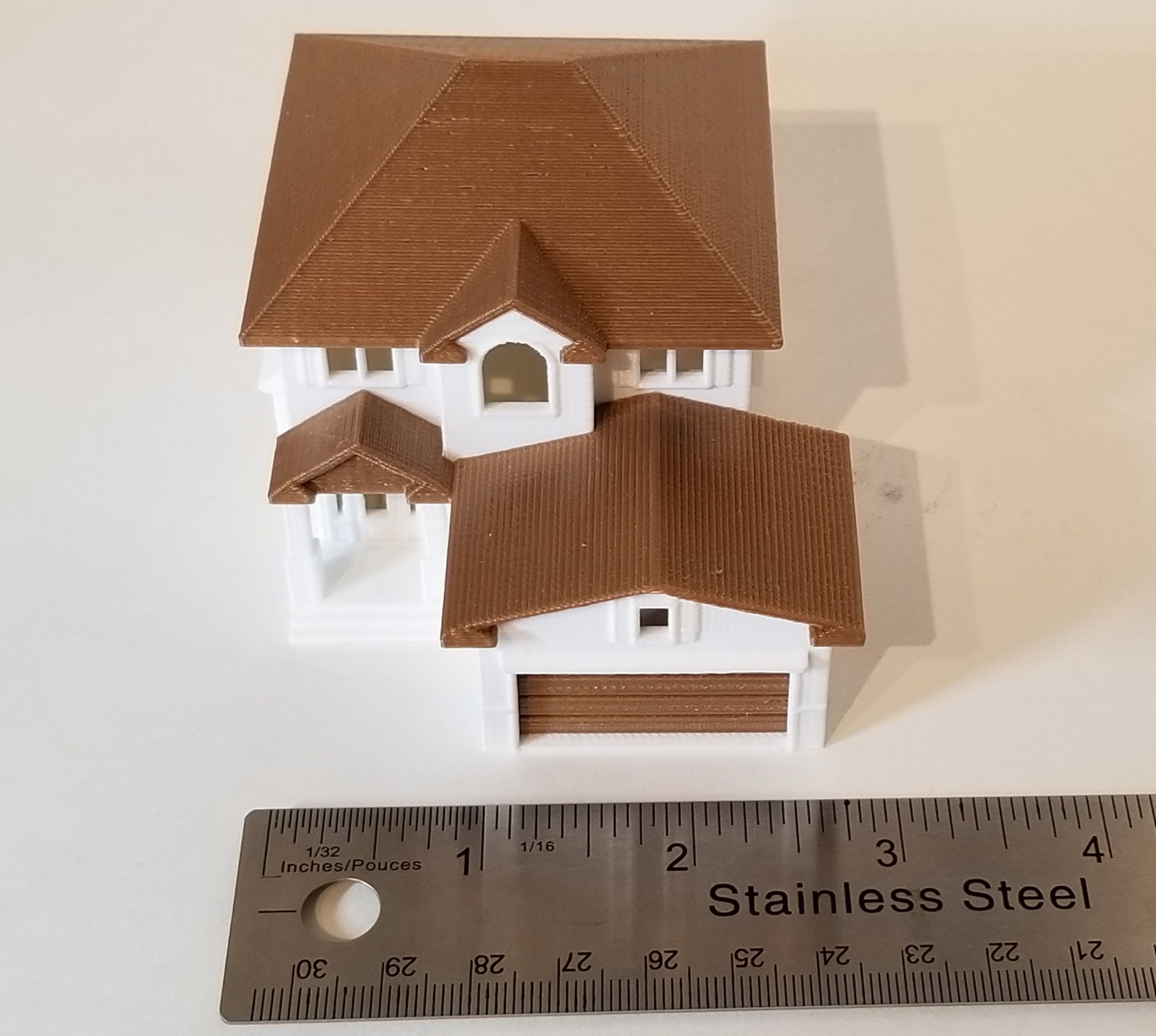 N Scale Suburban Home 2 Model Building Kit 3D Printed in - Etsy