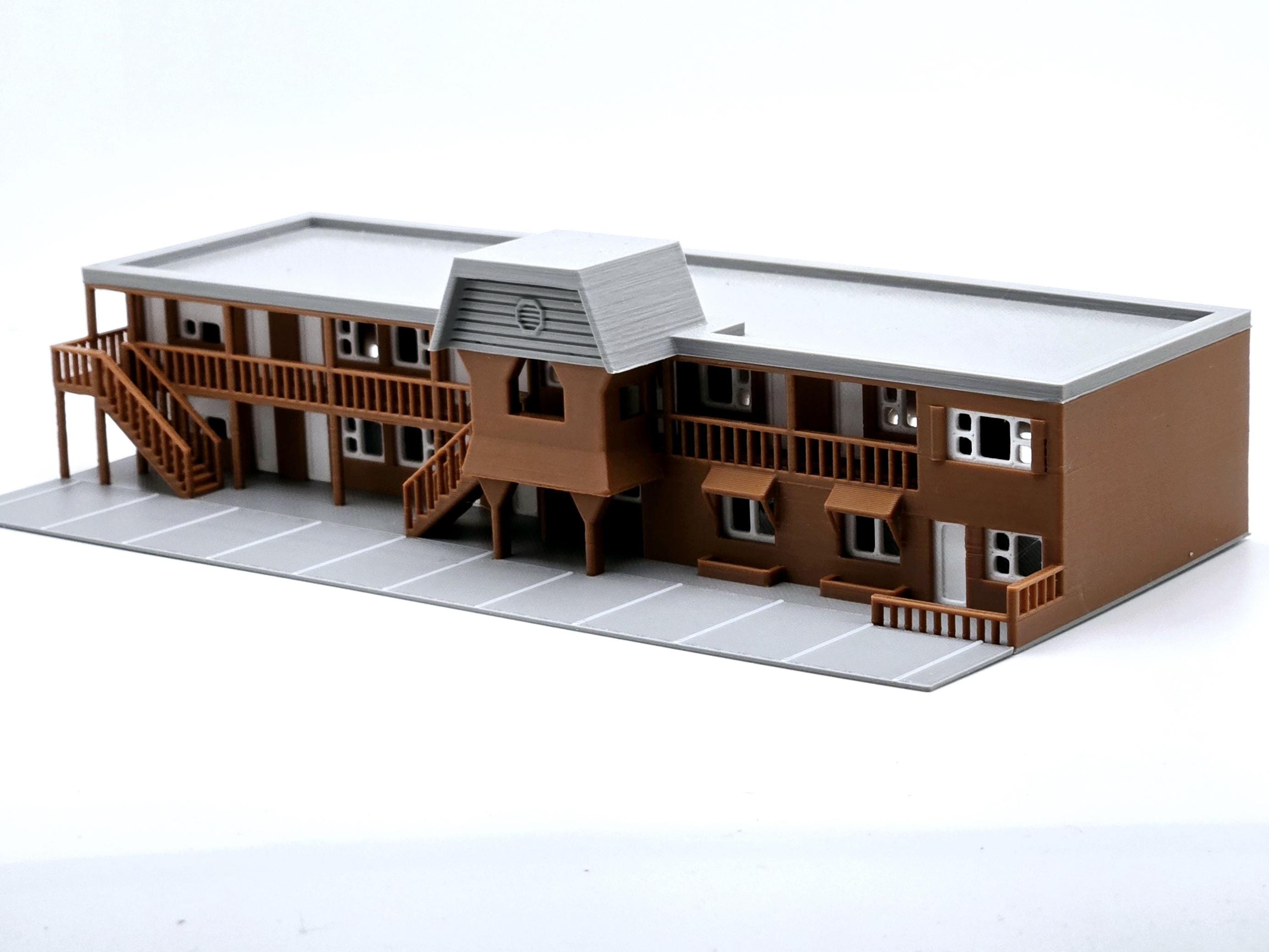 N Scale Roadside Motel: 3D Printed Replica - Etsy