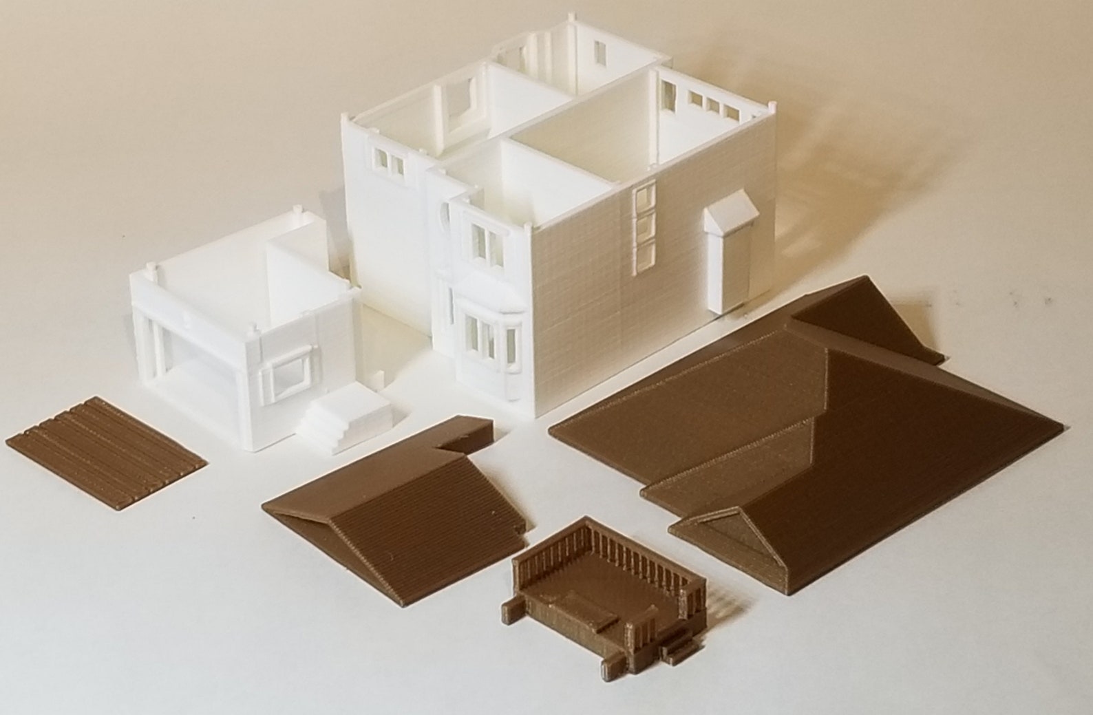 N Scale Suburban Home 1 Model Building Kit 3D Printed in - Etsy Canada