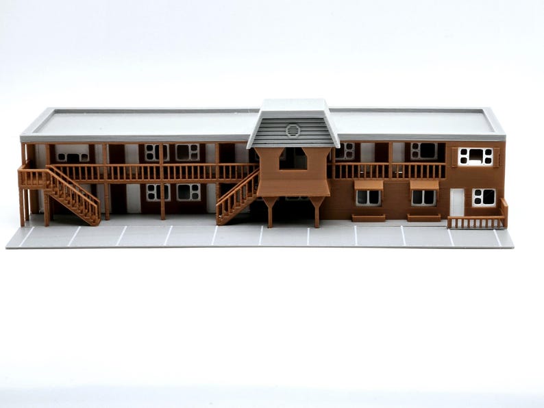 N Scale Roadside Motel: 3D Printed Replica - Etsy