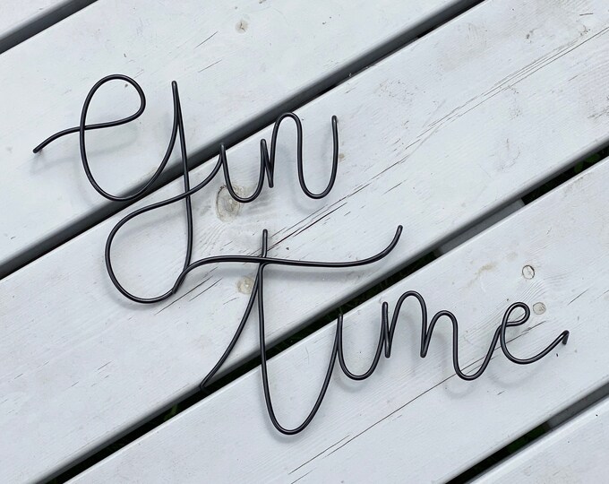 Gin Time Sign. Wired Mama - Etsy