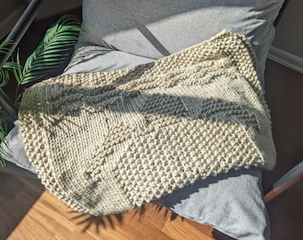 Knitting Pattern, Baby Blanket, Chunky Yarn, Under the Sea, Instant ...