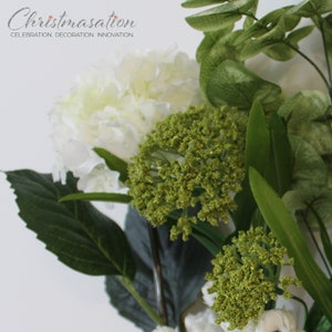 Hanging Hydrangea Floral Wall Art: Wood Vase, Eucalyptus & Queen Anne's ...