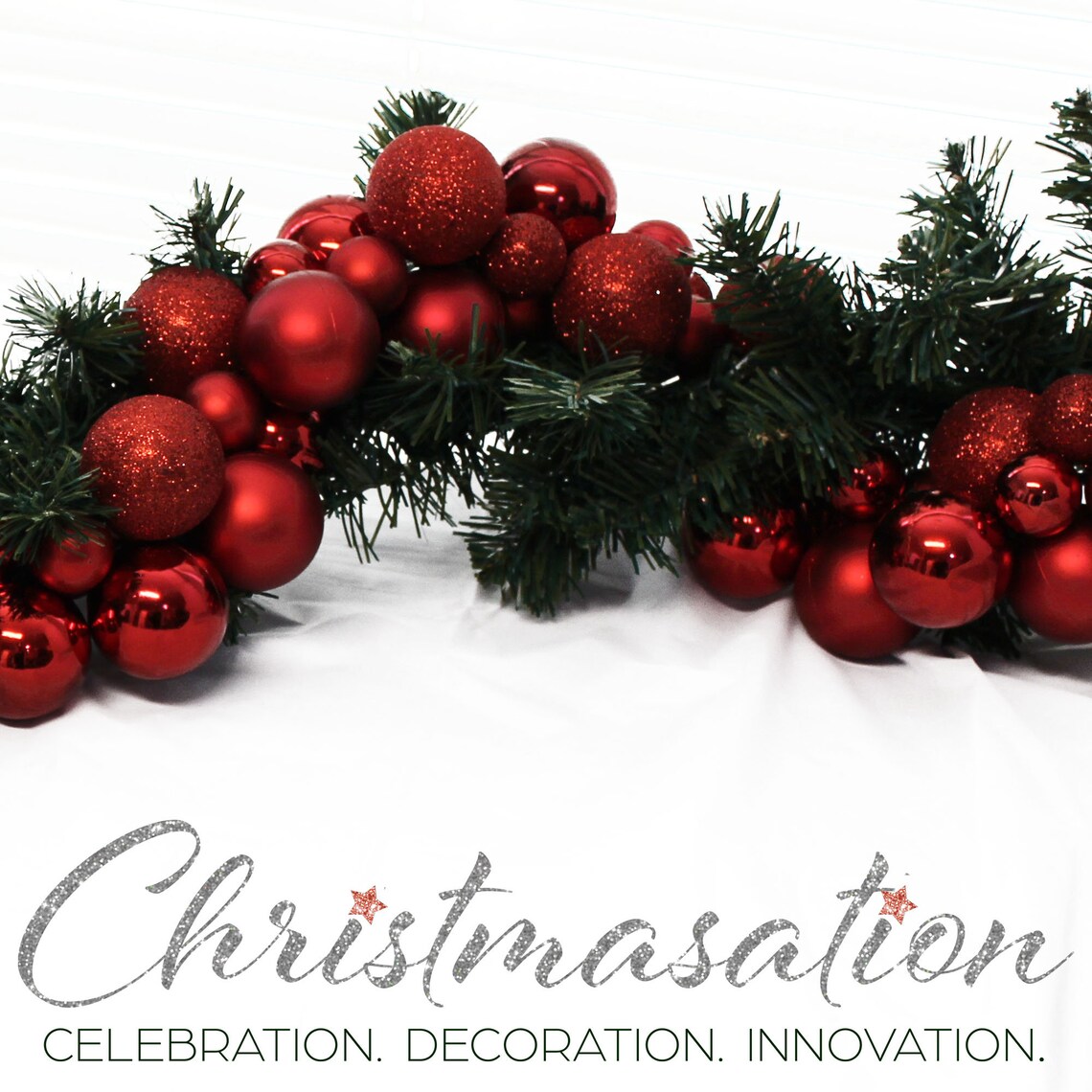 6 FT Red Ball Pre-decorated Christmas Garland With Pre-lit - Etsy