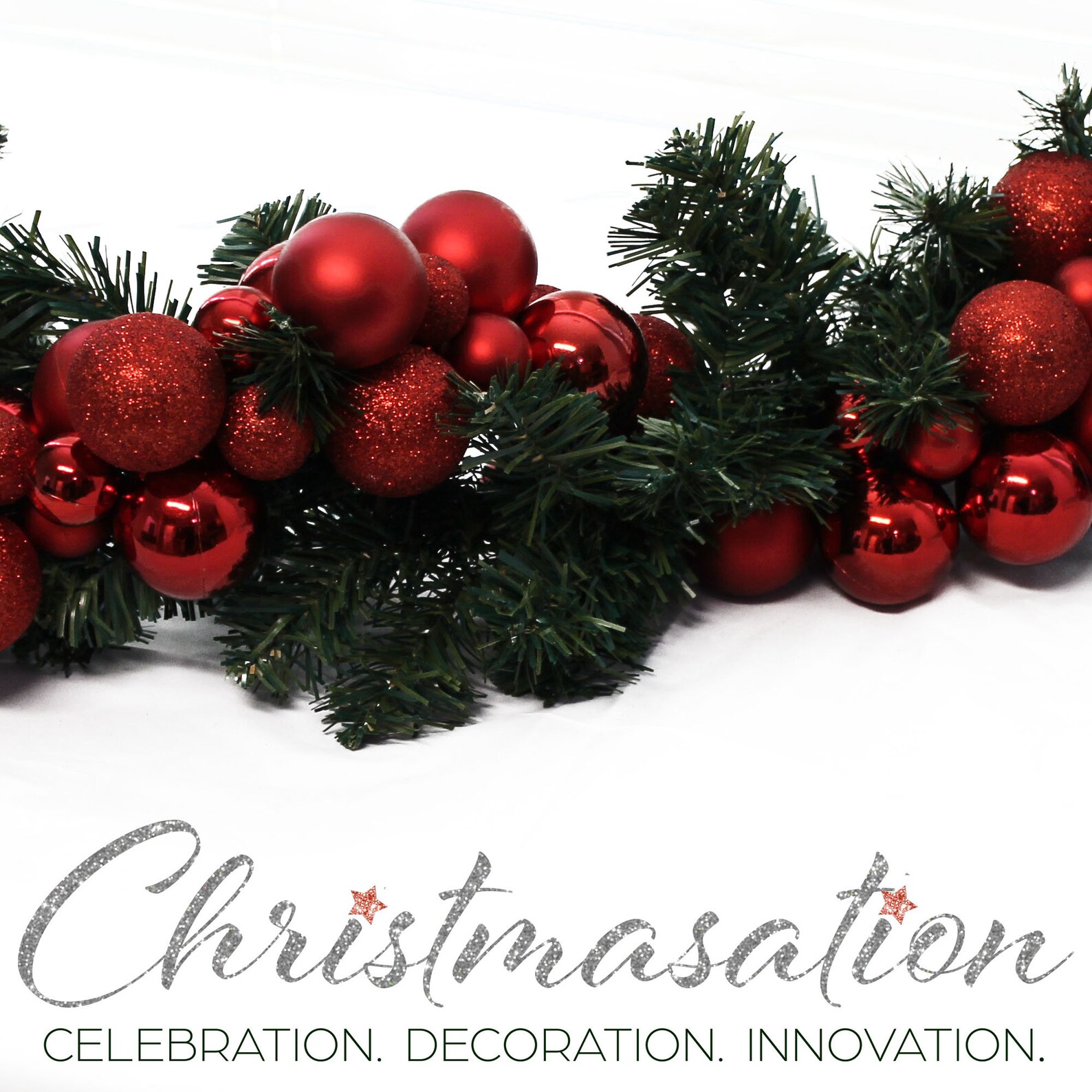 6 FT Red Ball Pre-decorated Christmas Garland With Pre-lit - Etsy