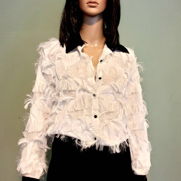 Fringe Blouse - Etsy