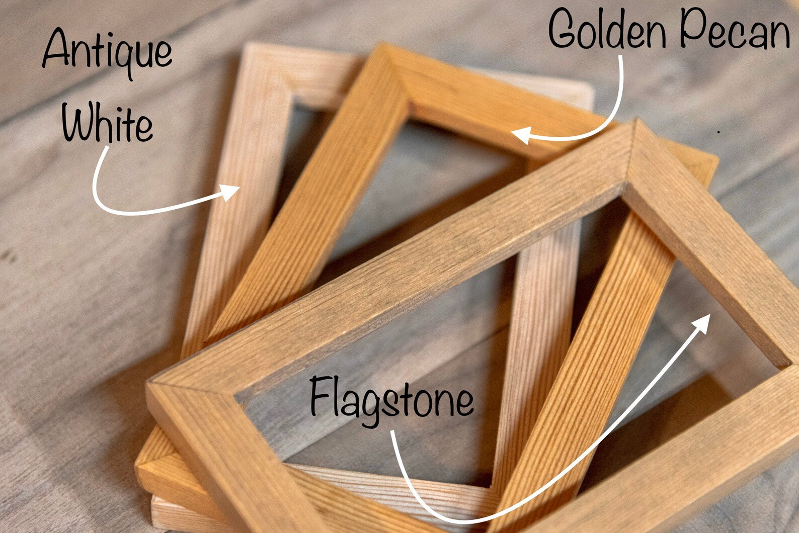 Wood Picture Frames 5/8 Wide Custom Wood Picture Frames - Etsy