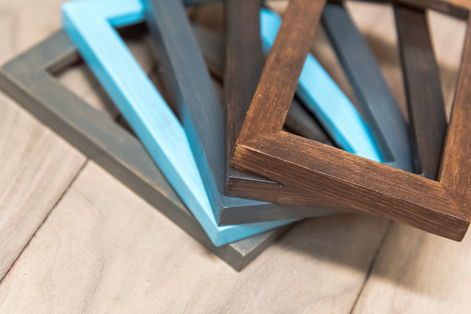 Wood Picture Frames 5/8 Wide Custom Wood Picture Frames - Etsy