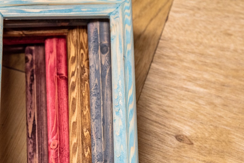Handmade Rustic Wood Picture Frame: 7/8" Farmhouse Style - Etsy