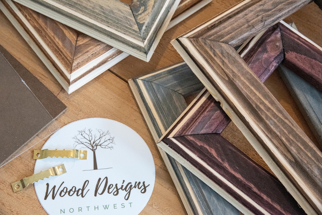 Handmade Rustic Wood Picture Frame: Custom Sizes - Etsy