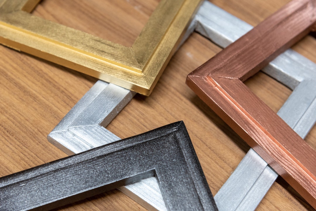 Metallic Wood Picture Frames, Wood Picture Frames, Wood Frames, Picture ...