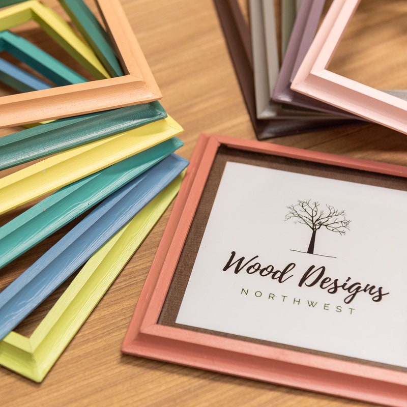 Red Wood Frame Wide - Etsy