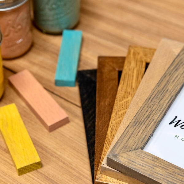 Custom White Oak Wood Frames - Etsy