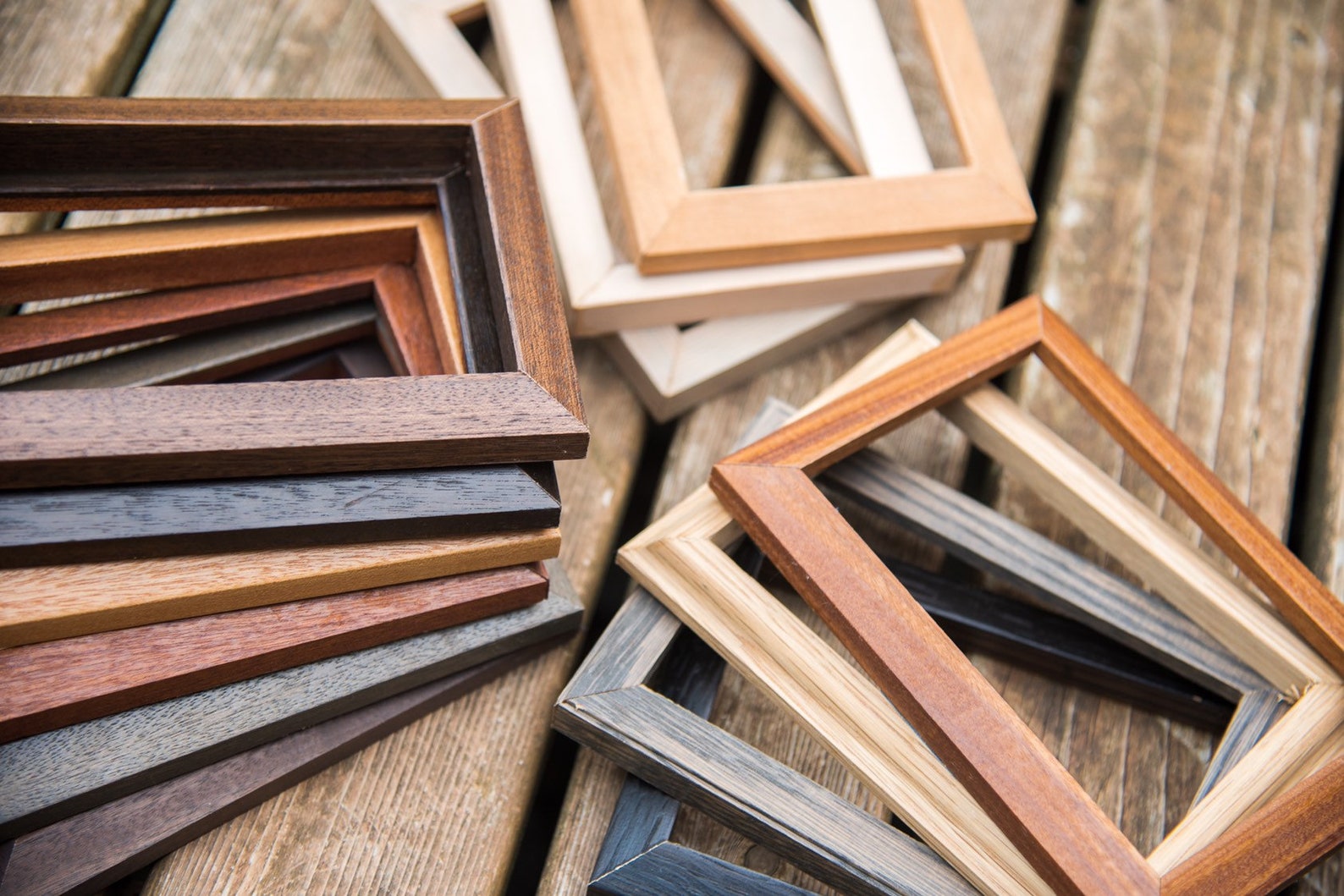 5/8 Wide Wood Picture Frames Wood Picture Frame - Etsy