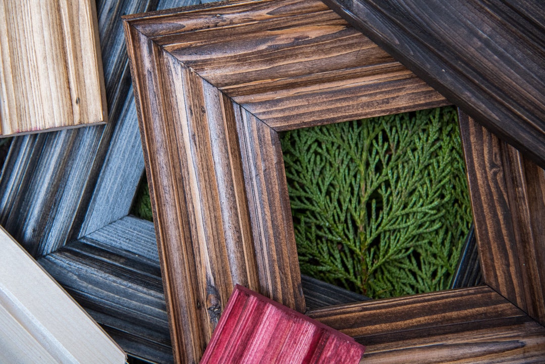 Rustic Wood Picture Frame: 3" Wide Douglas Fir - Etsy