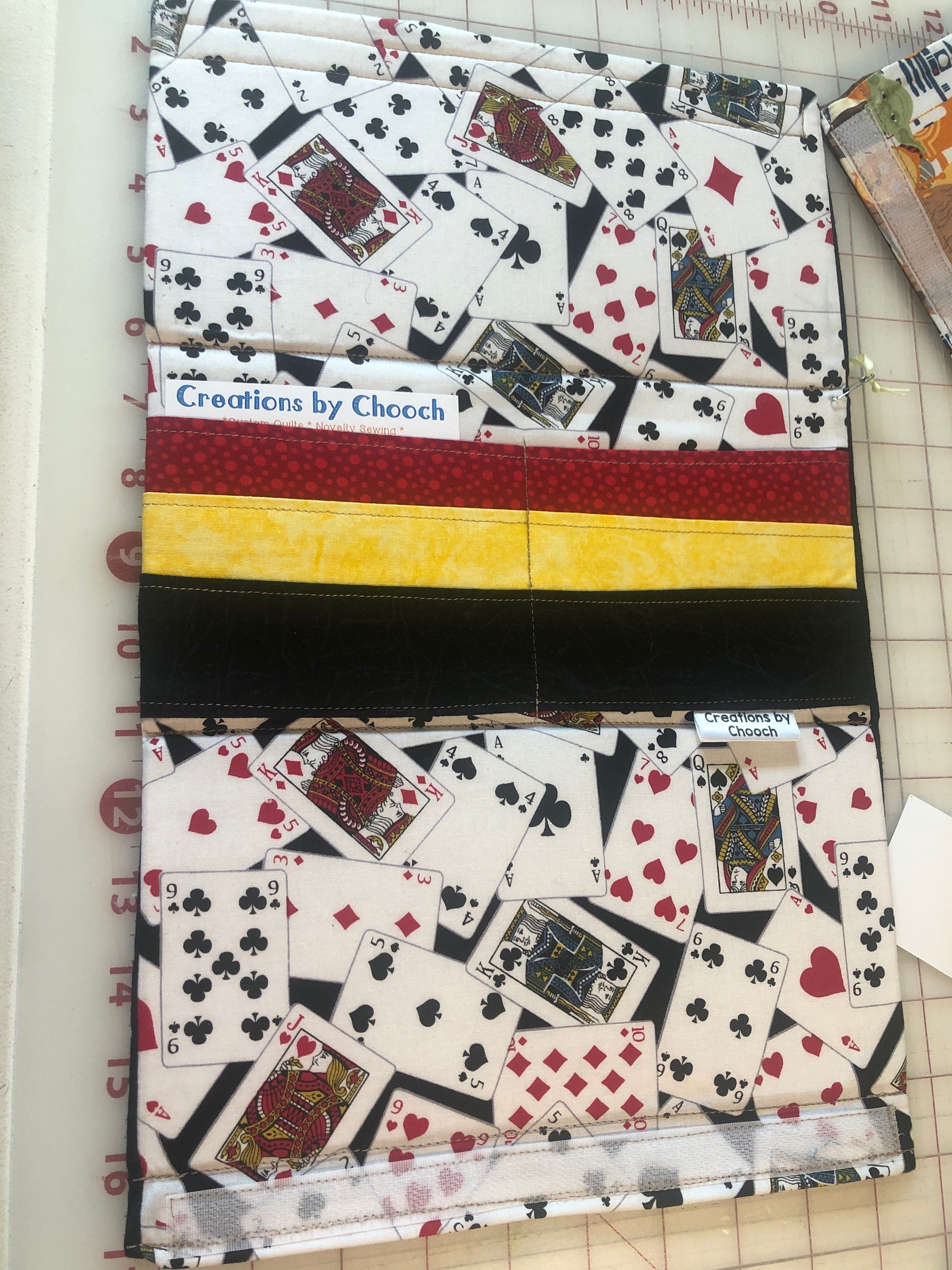 Fabric Card Game Organizer, Playing Card Holder - Etsy Canada