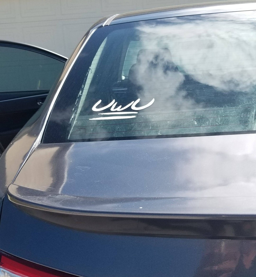 Uwu Decal Emoji Sticker - Etsy