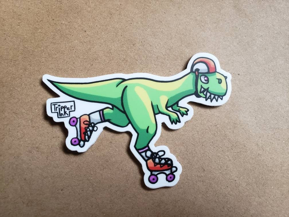 Pivot Rex vinyl sticker | Crooked Stickers